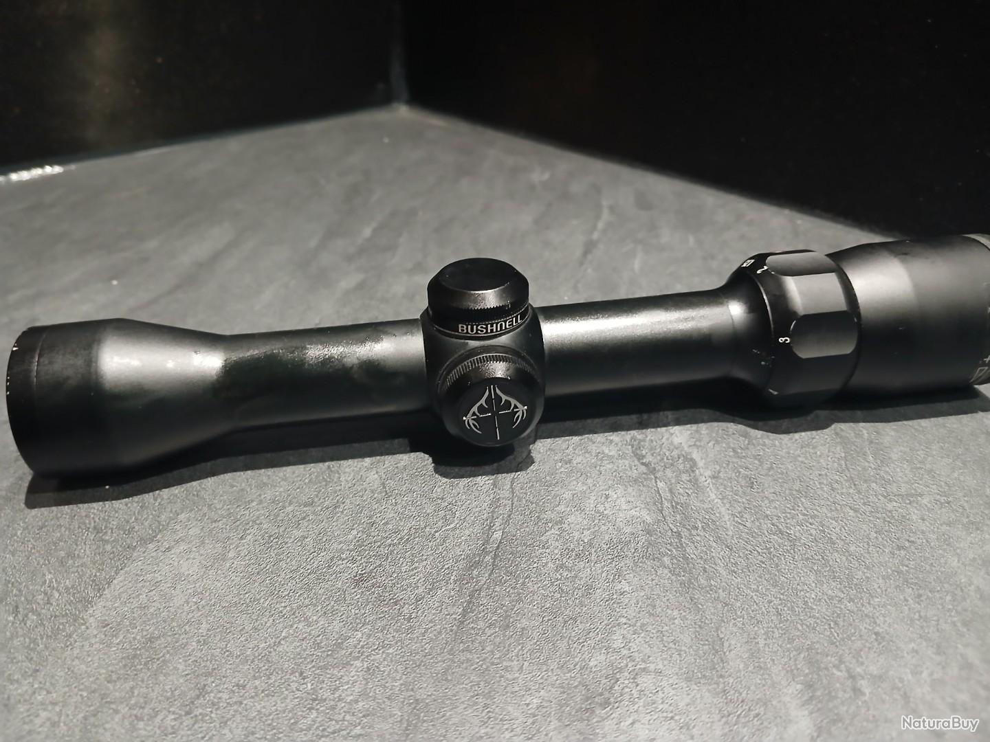 Lunette Bushnell TROPHY, grossissement 1,75-4×32, reticule duplex avec ...