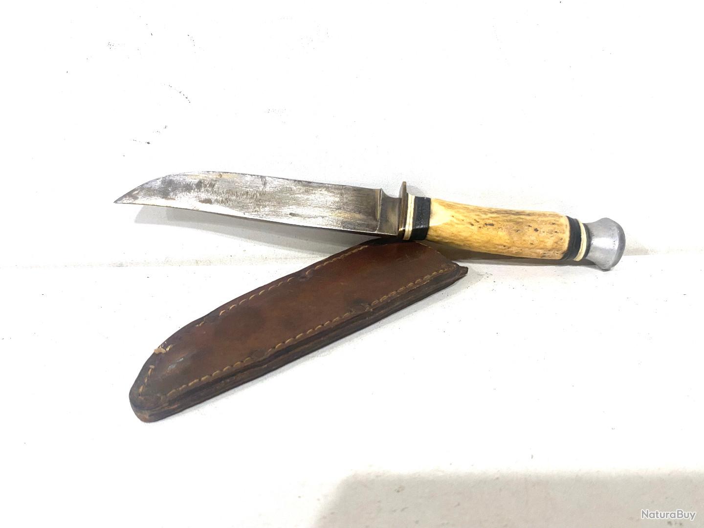 Ancien Couteau poignard de scout ou chantier de jeuneusse Manche ...