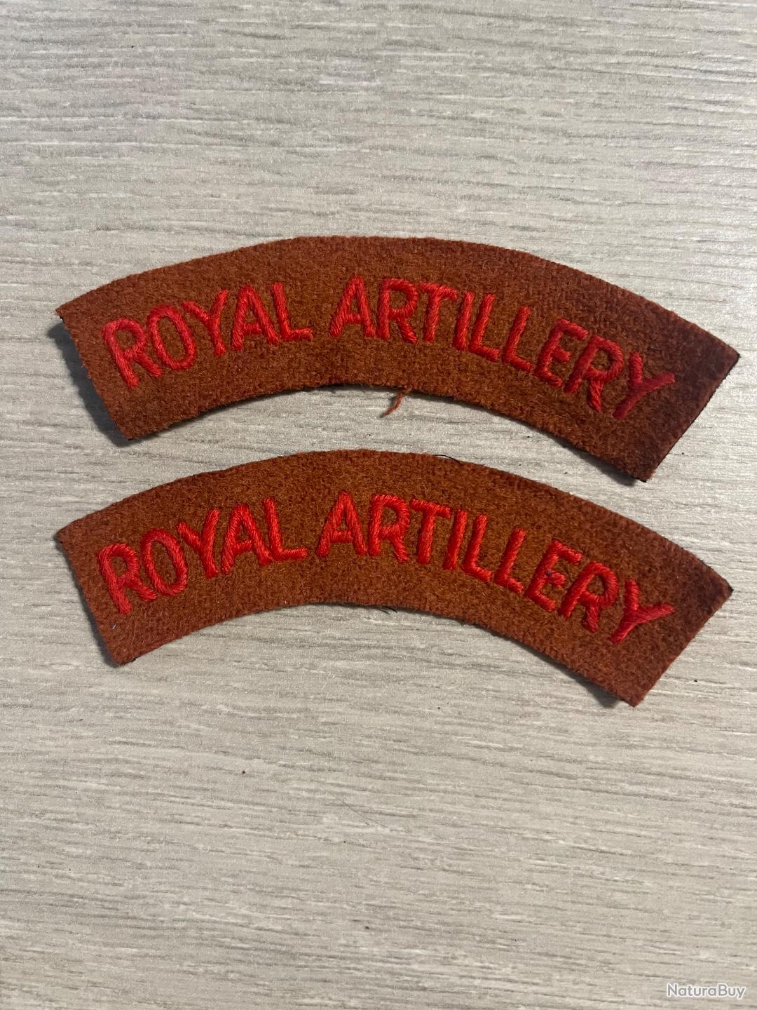 Une paire de bananes anglaises ROYAL ARTILLERY ww2 - Médailles ...