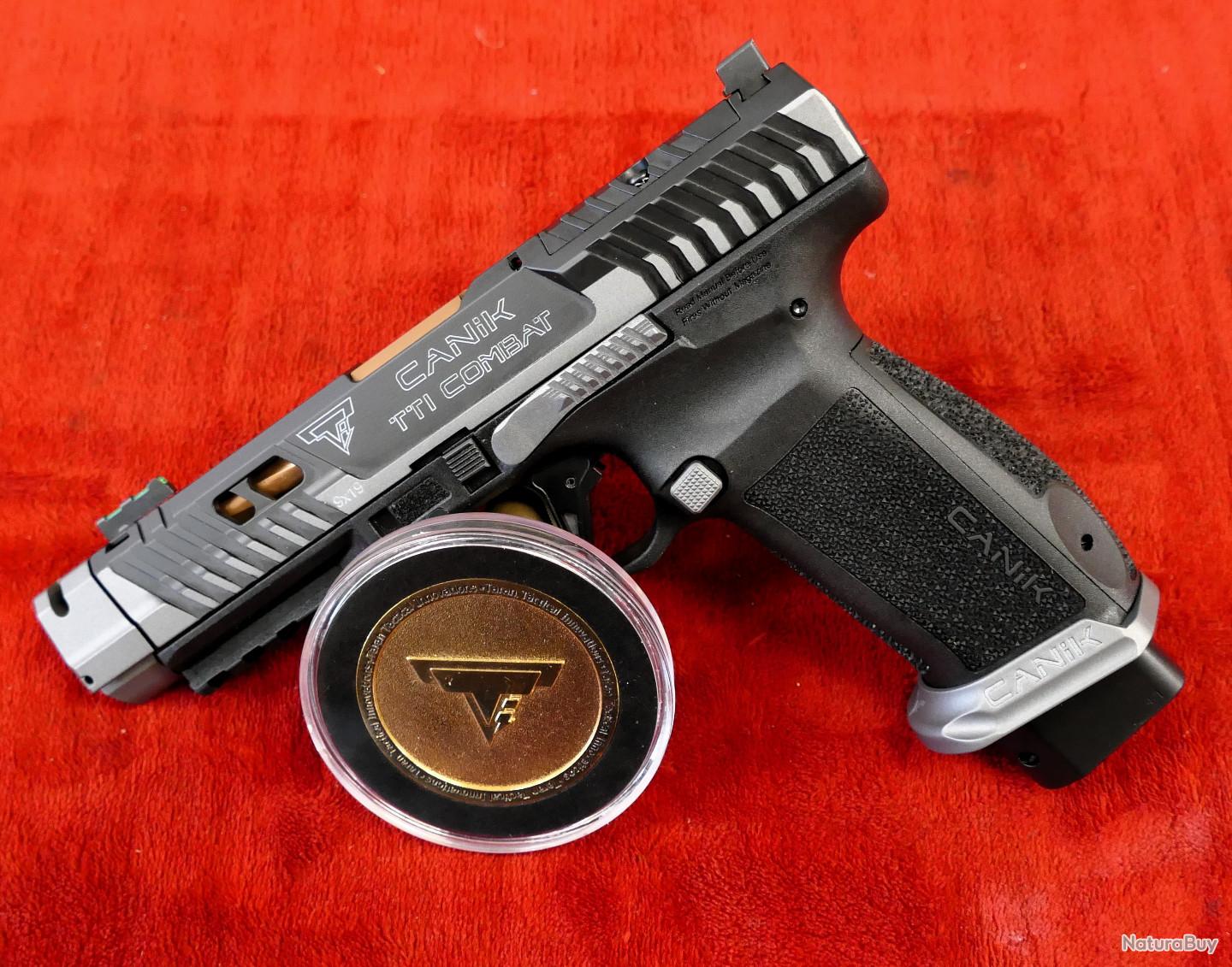 CANIK TTI COMBAT SMOKE 9X19 - Pistolets de Catégorie B (14505150)