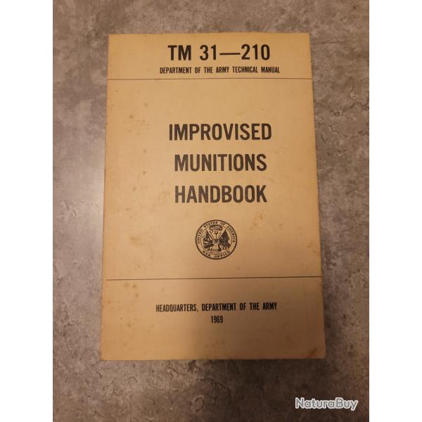 Manuel Original 1969 US Army - Livres historiques et militaria (14507239)