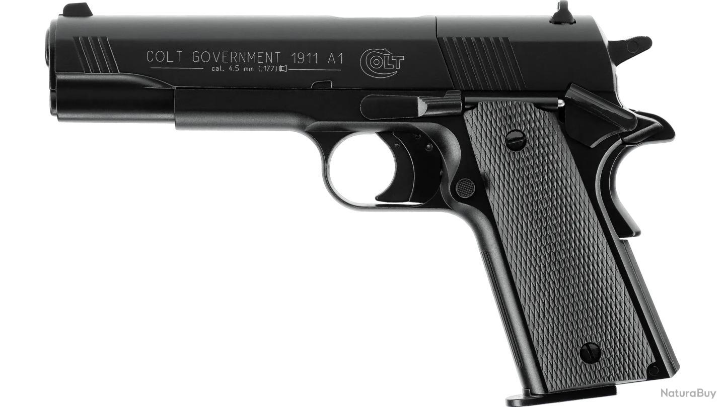 PIST COLT GOVERNMENT 1911 A1 CO2 CAL 4.5 BLACK - Pistolets CO2 (14507950)