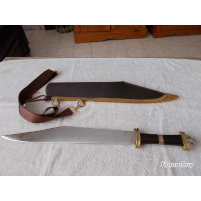 COLD STEEL DAMASCUS LONG SAX / ACIER DAMAS/CELTE/VIKING - Glaives ...