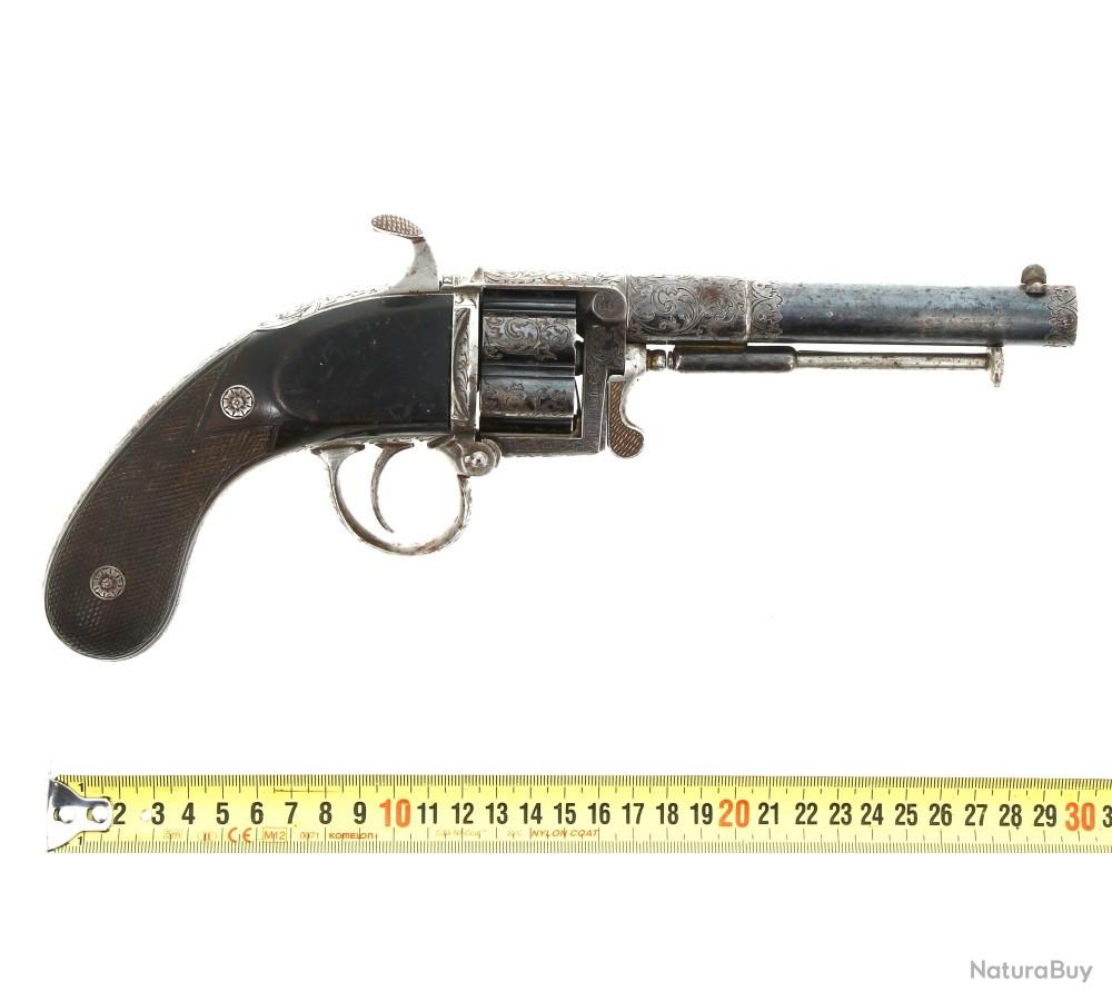 RARE REVOLVER SYSTEME DEVISME N°35 / FINITION LUXE GRAVE / TRES BEL ...