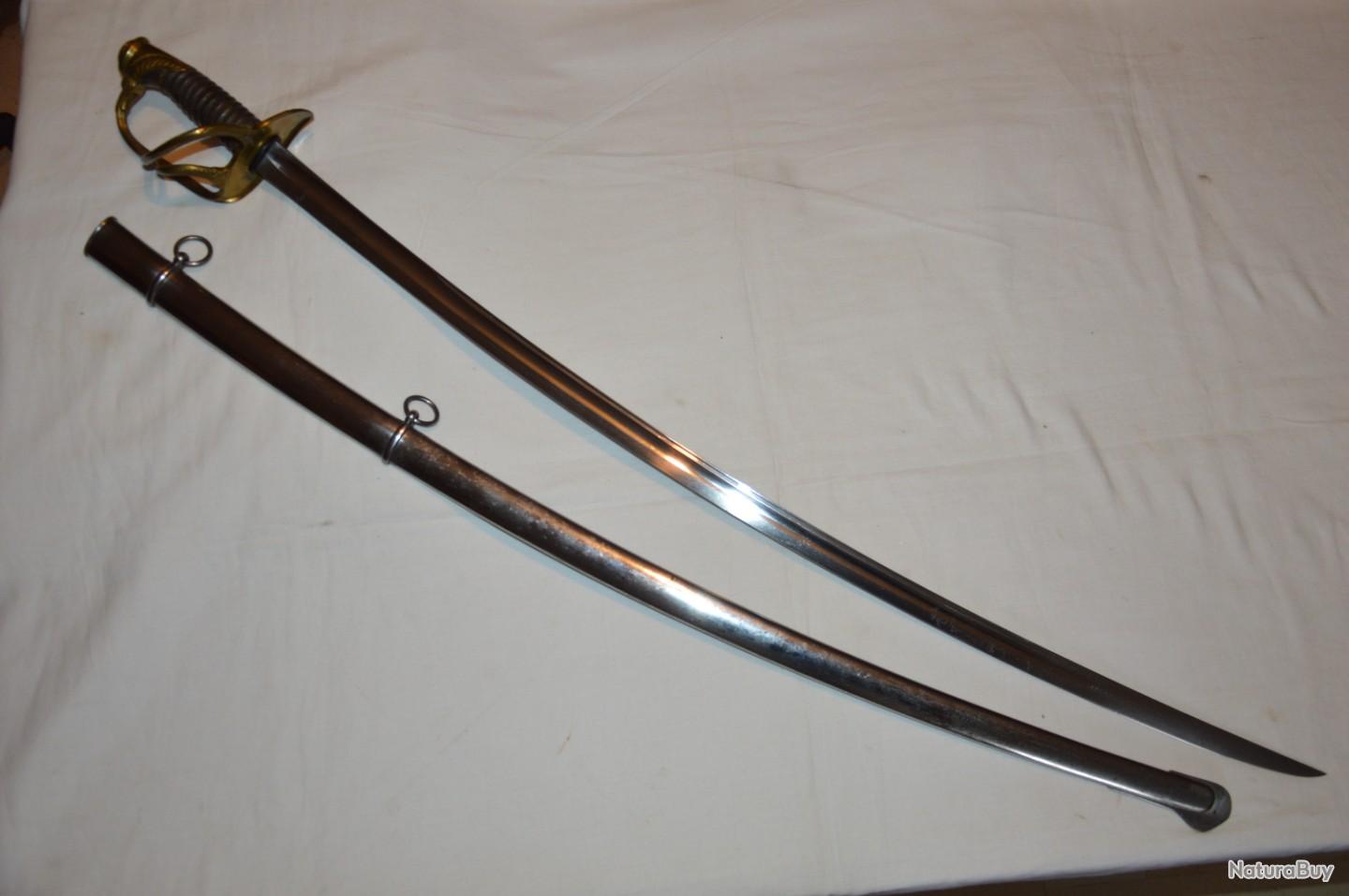 SABRE Mle 1822 D'OFFICIER DE CAVALERIE LEGERE-CHASSEUR A CHEVAL-HUSSARD ...