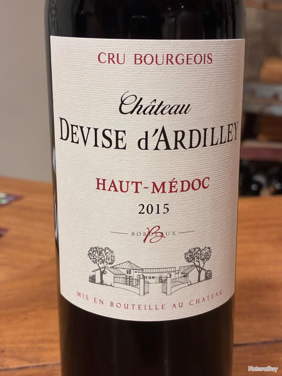Vente Flash Chateau Devise d'Ardilley 2015 - Haut Médoc Cru Bourgeois ...