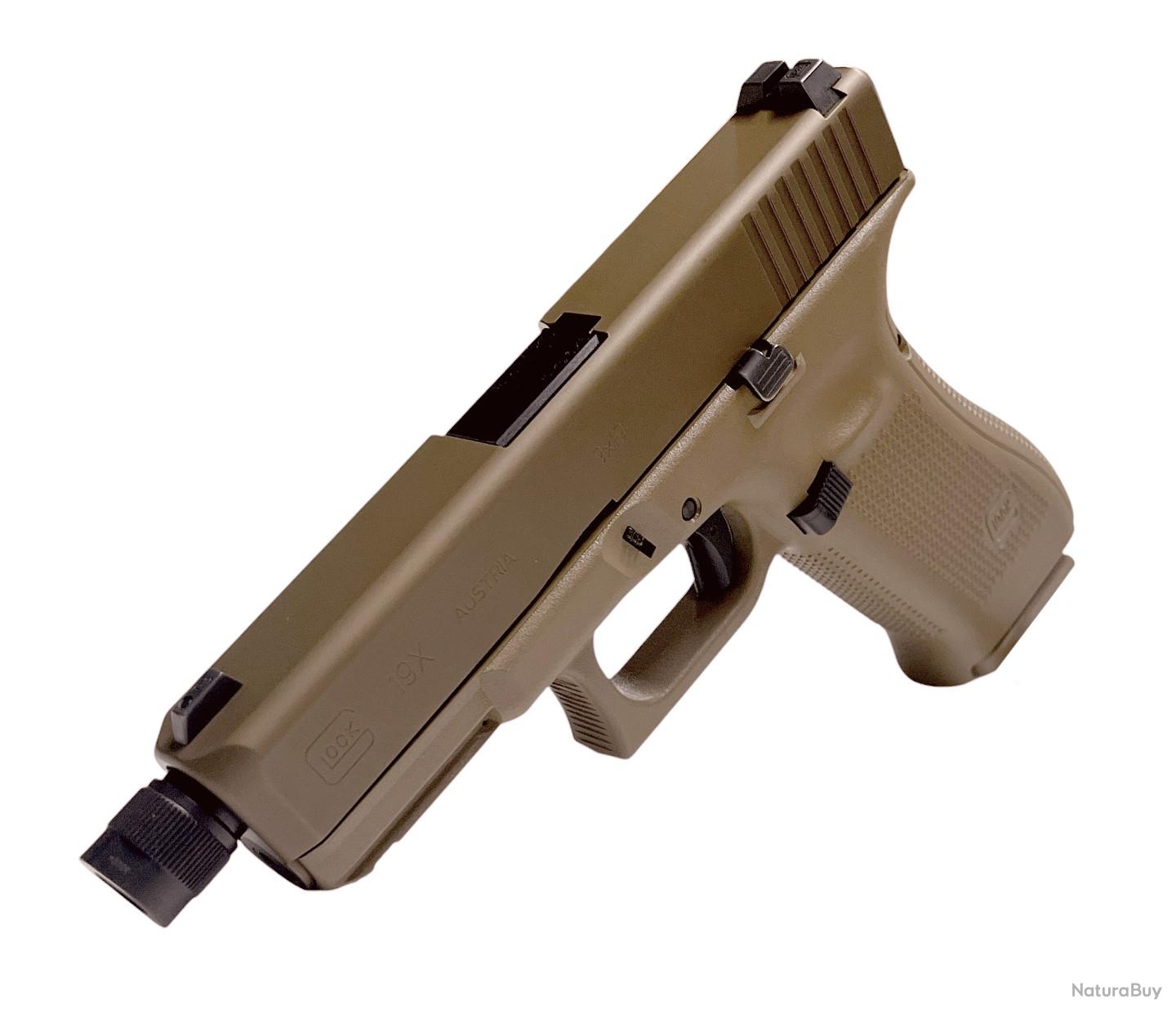 Glock 19 X Coyote 9x19 - Pistolets de Catégorie B (14551172)