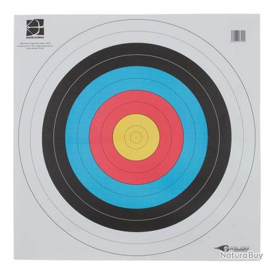 Blason de Cible World Archery 60 cm - Précision Standard Centre 10 ...
