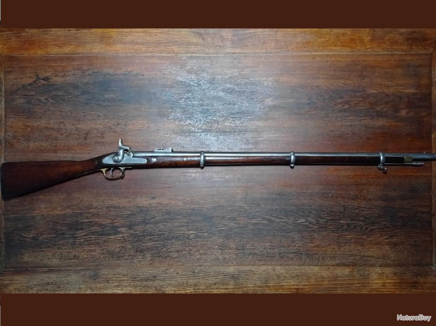 Fusil ENFIELD pattern P53 1853 - modifcation 1859 P59 - 3 bandes ...