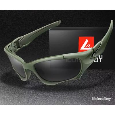 ENCHERE 1 EURO / Lunette Solaire Chasse-Pêche Vert Armée - Lunettes et ...