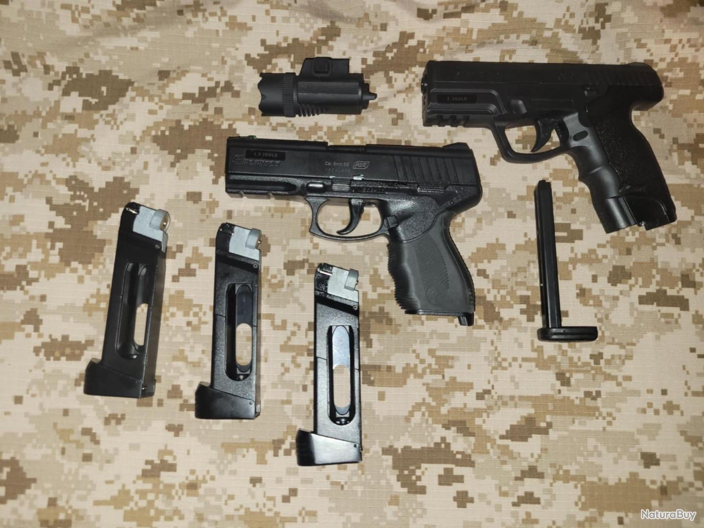 Lot Deux pistolets Airsoft ASG - 1€ sans réserve - Pistolets (14578723)