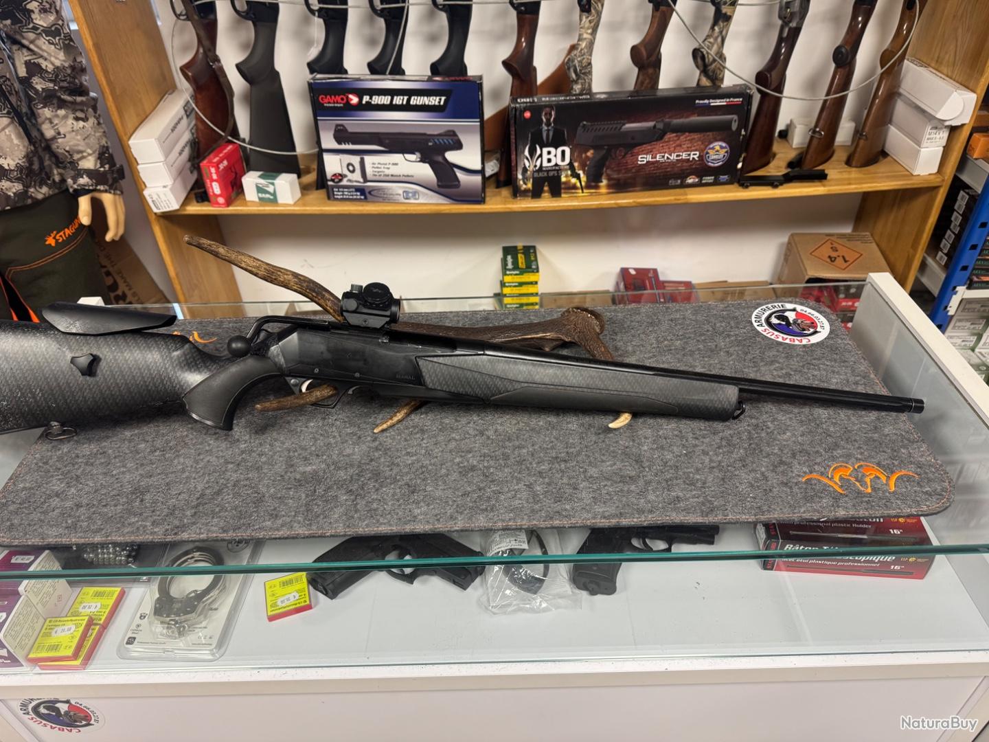 Carabine linéaire browning Maral 30/06 avec point rouge enchère 1 e ...
