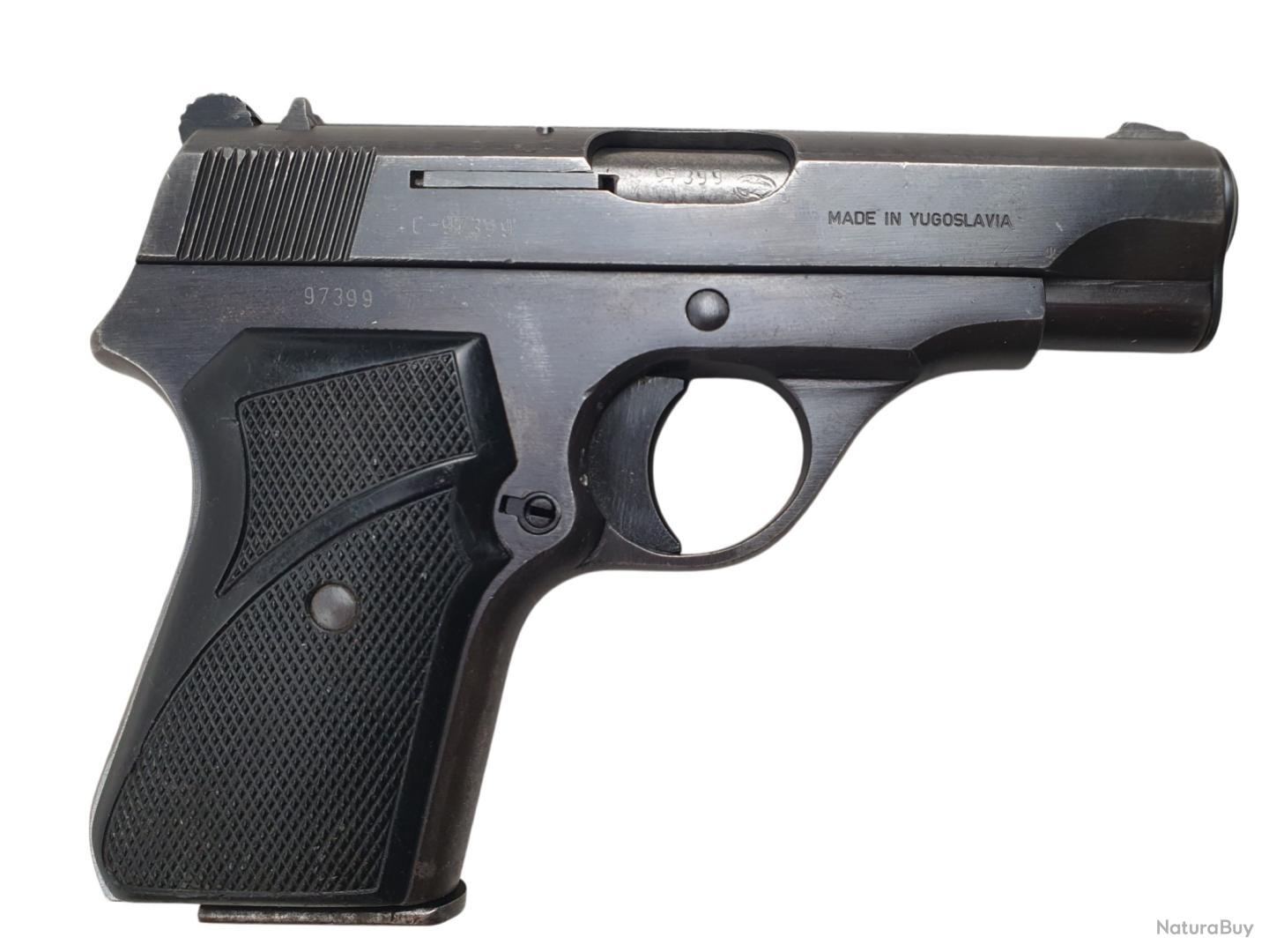 PISTOLET ZASTAVA M70 CALIBRE 32ACP (7.65BROWNING) EXCELLENT ETAT ...
