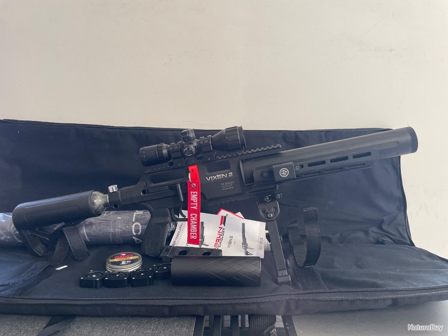 CARABINE PCP AIRGUN TECHNOLOGY VIXEN 2. CALIBRE 4.5MM(.177) NEUVE ...