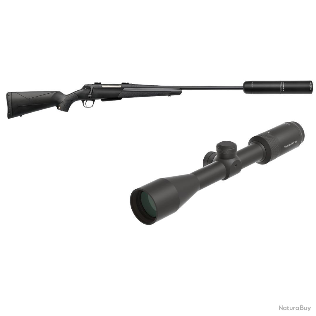 PACK CARABINE XPR COMPOSITE THREADED .308WIN + LUNETTE + SILENCIEUX ...