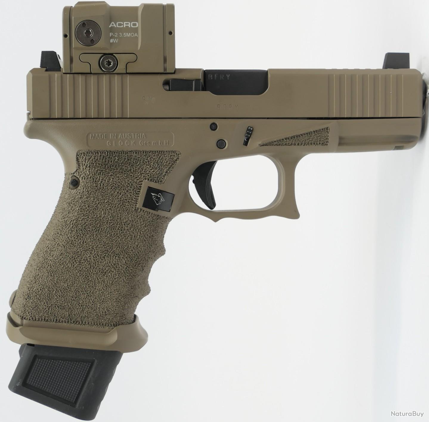 GLOCK 19 GEN 4 custom en 9 X 19 mm - Pistolets de Catégorie B (14675624)