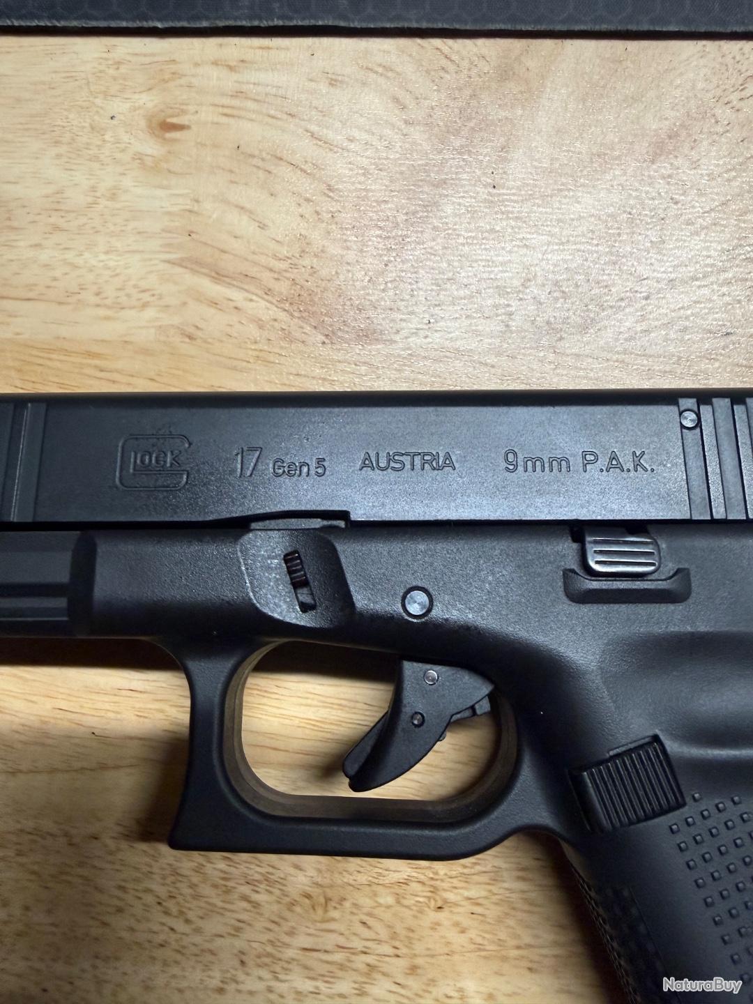 Glock 17 Gen5 BLK First Édition 9mm PAK - Pistolets d'alarme (14695720)