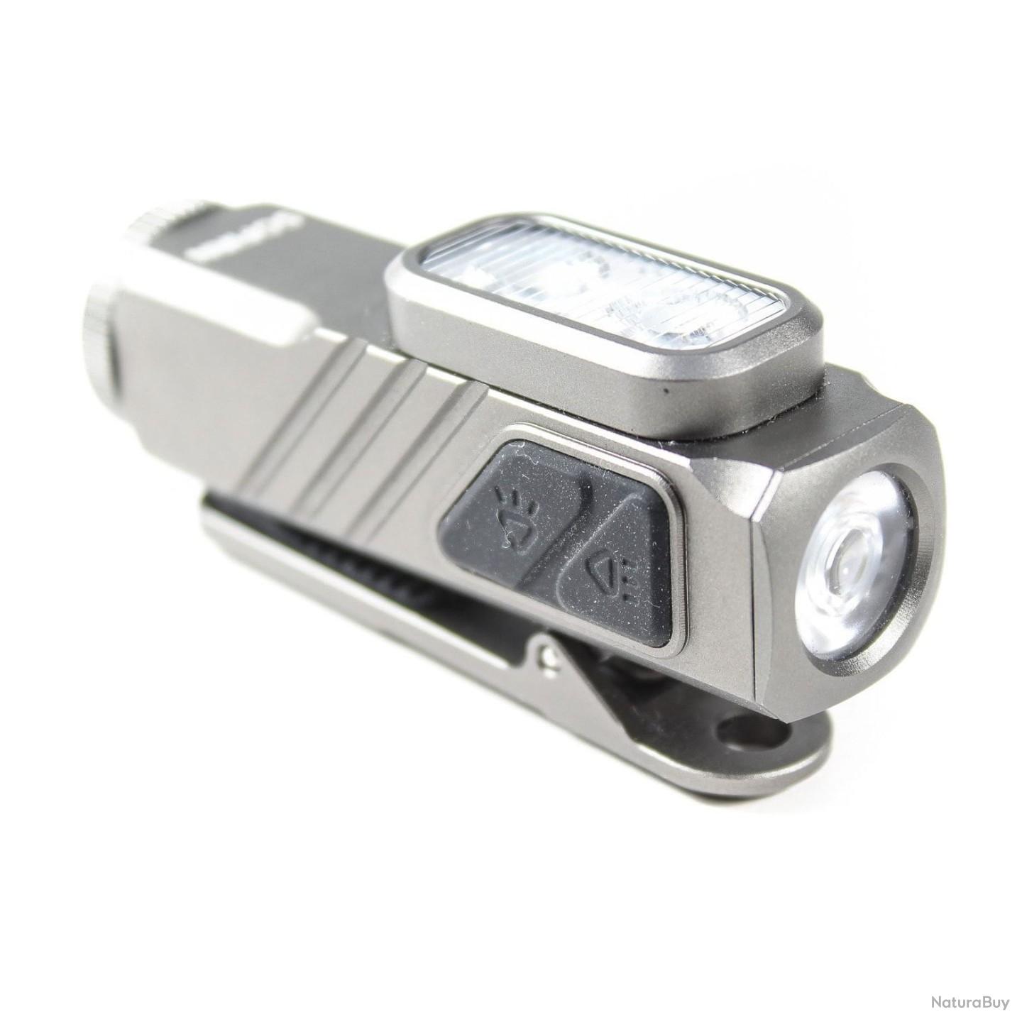 Lampe Torche Compacte ST10 1000Lm Éclairage Blanc Rouge Recharge UsbC ...