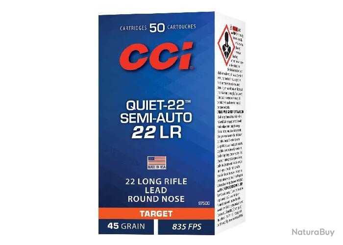 Balles 22 LR CCI Quiet-22 Semi-auto - Munitions - Balles 22LR (15256497)