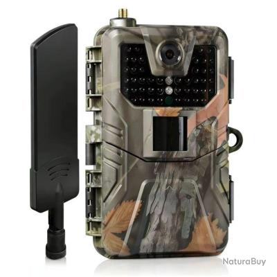 Caméra 4G LTE HC900Pro 4K 120MP Vision Nocturne PIR App Mobile ...