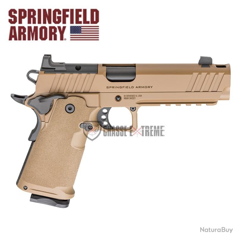 Pistolet SPRINGFIELD ARMORY 1911 Ds Prodigy Comp Coyote Brown 5" Cal ...