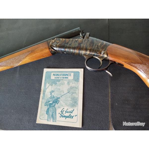 Fusil Simplex Manufrance - Fusils monocoup et à répétition manuelle ...