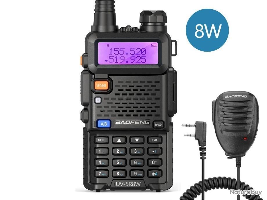 TALKIE-WALKIE BAOFENG UV-5R (8W) + MICRO - LIVRAISON GRATUITE - Talkies ...