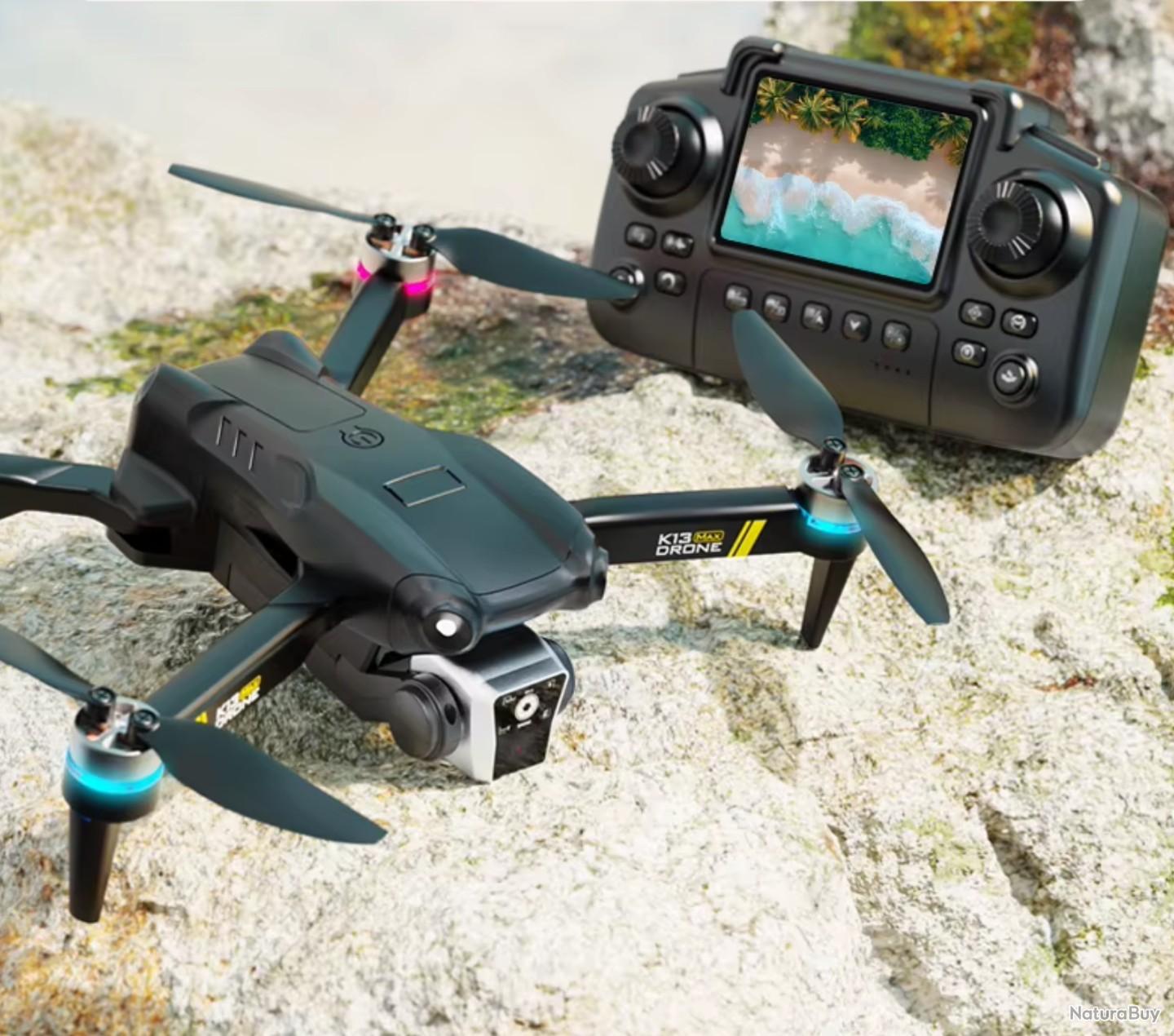 TOP ENCHERE 1 EURO Drone RC professionnel K13MAX avec caméra HD 8K WIFI ...