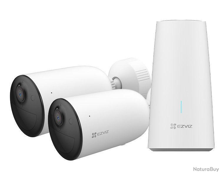 Ezviz Camera surveillance WIFI longue portée sur batterie pack de 2 ...