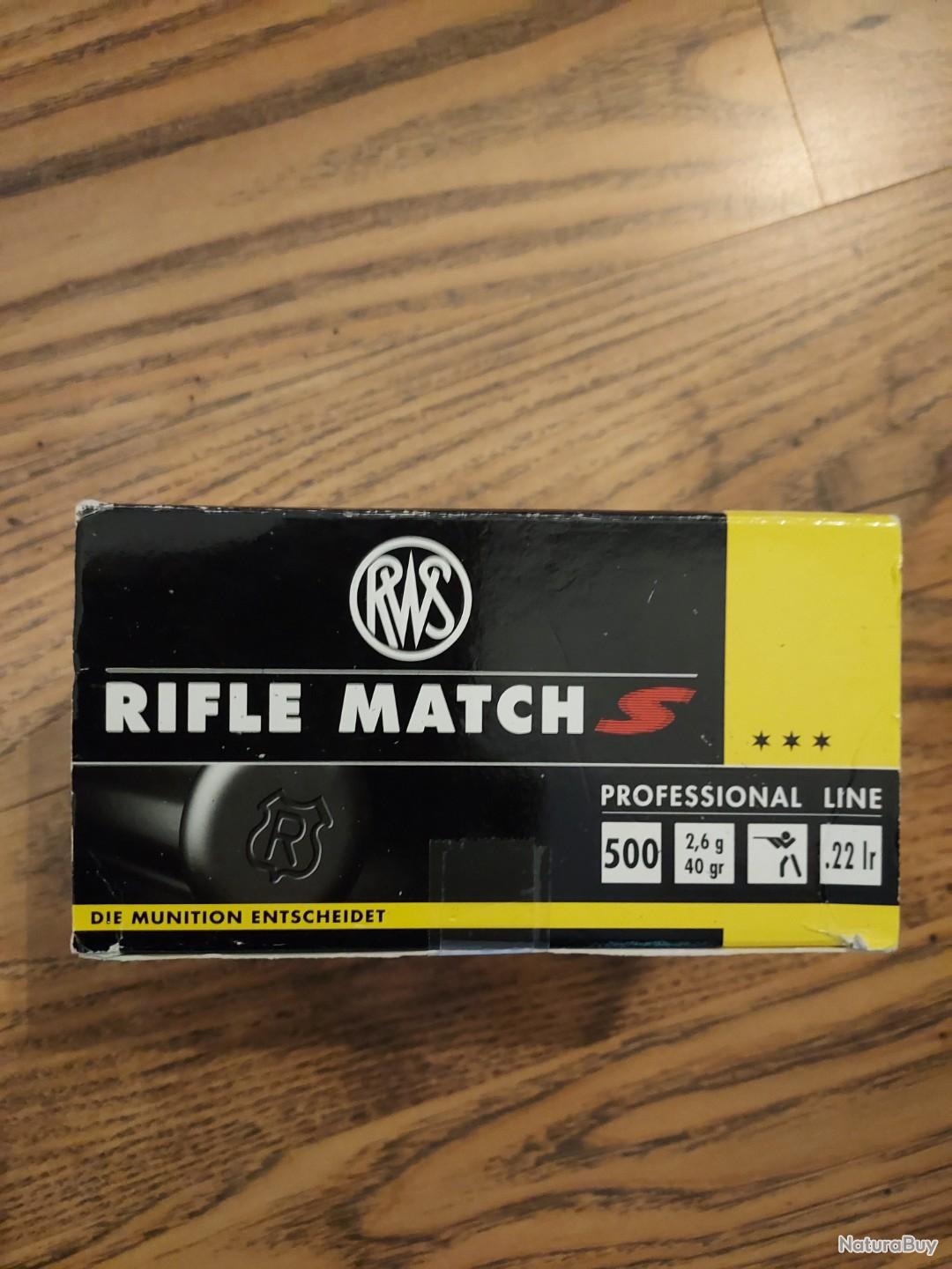 Cartouches rifle match S - Munitions - Balles 22LR (15033815)