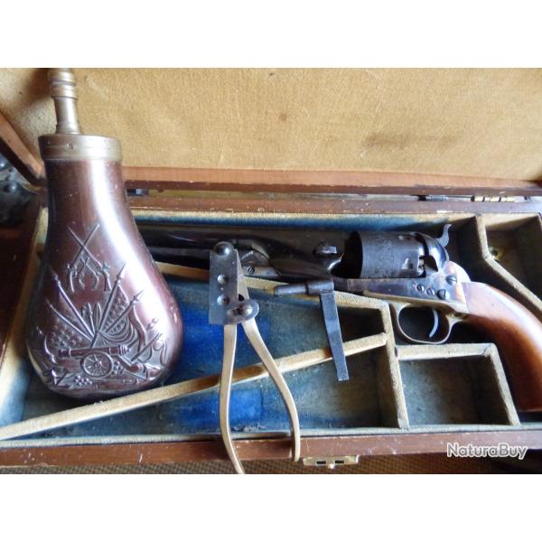 COFFRET REPLICA ARMS 1861 NAVY POUDRE NOIRE MARIETA OHIO MADE IN ITALY ...