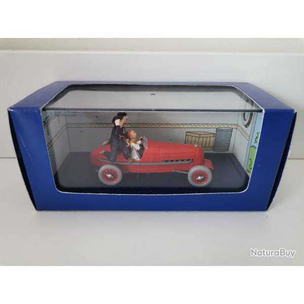La voiture de course rouge des Cigares du Pharaon Tintin neuve ...