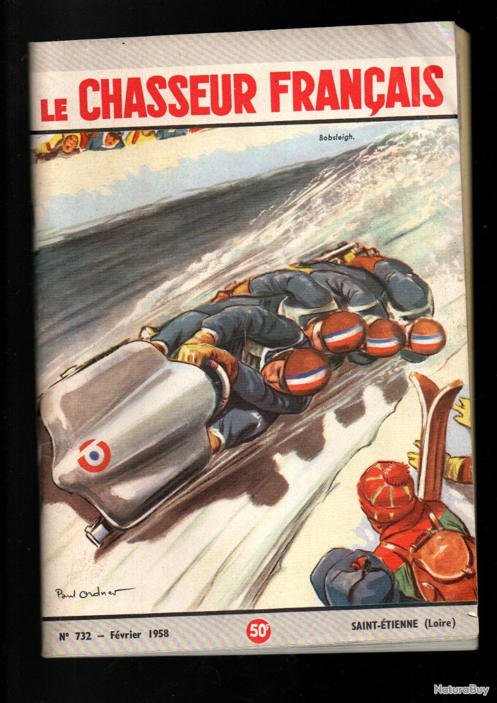 Le chasseur français 732 1958, chasse , pêche , maison, santé ...