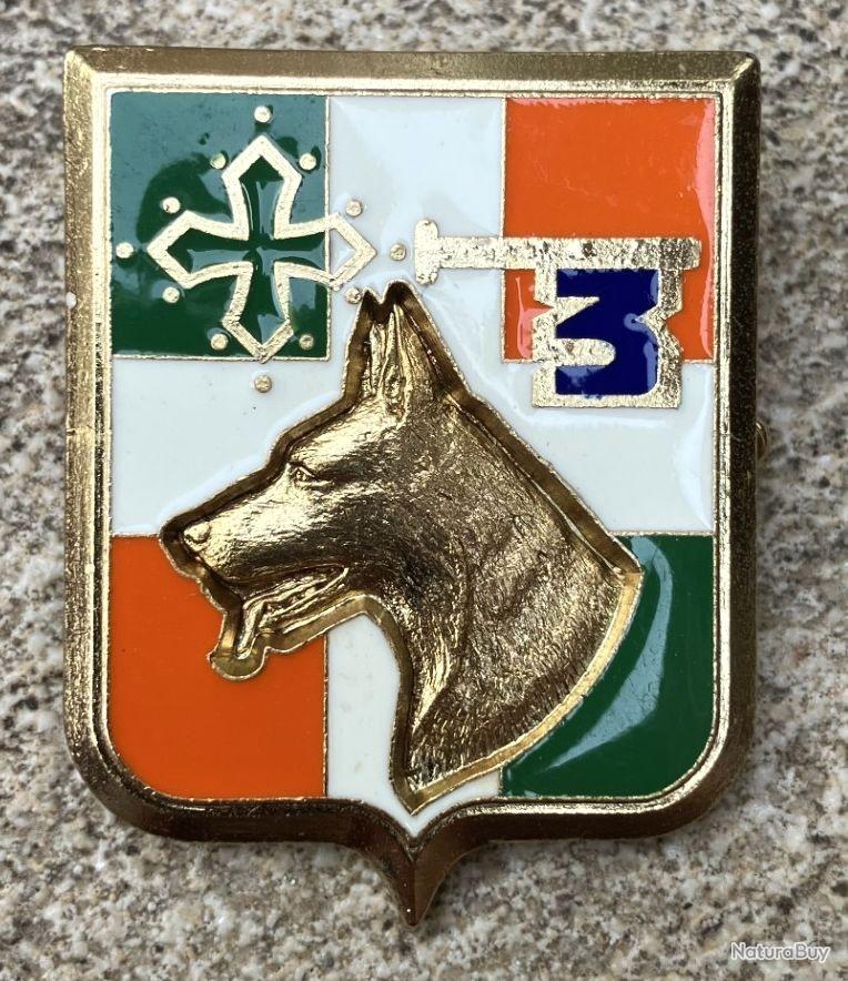3° Regiment d'Artillerie,Detachement Cynophile - Insignes - Pucelles ...