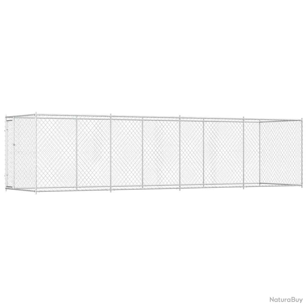 Chenil d'extérieur pour chiens 760x192x185 cm - Chenils, enclos, parcs ...