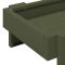 Bac de nourrissage pour poules Vert olive 80 x 28 x 13.5 cm ...