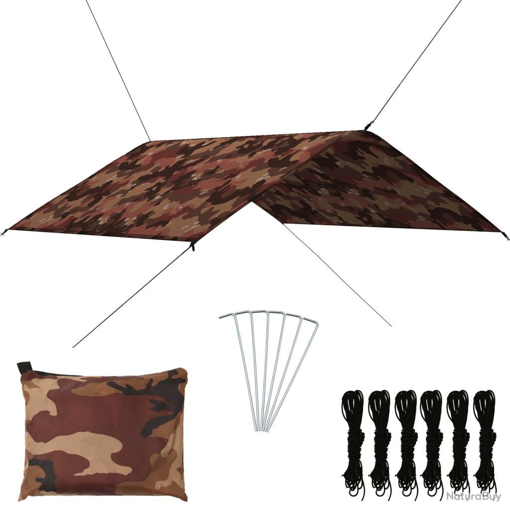 Bâche d'extérieur 4x4 m Camouflage - Bâches (15145194)