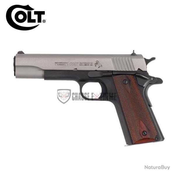 Pistolet COLT Government Model 5" Cal 45 Acp Two Tone - Pistolets de ...