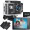 Camera Sport 1080P FHD Grand Angle Etanche 30M Carte 32GB Kit d ...
