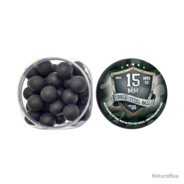 BOITE DE BILLES DURES 15 MM - 4.4 Gr Boite de 20 - Plombs pour air ...