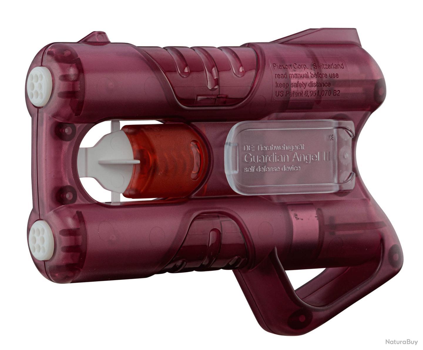 Pistolet Lacrymogène Guardian Angel III - Violet - Pistolet lacrymogène ...