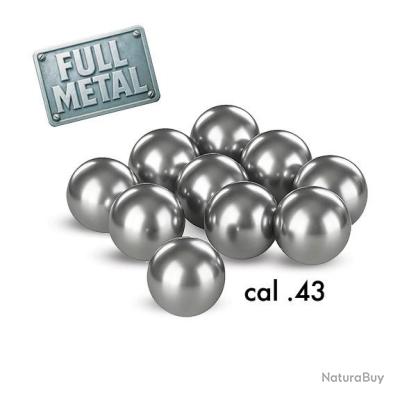 50 balles Full Métal Aluminium cal.43 - Balles Calibre 222 Remington ...
