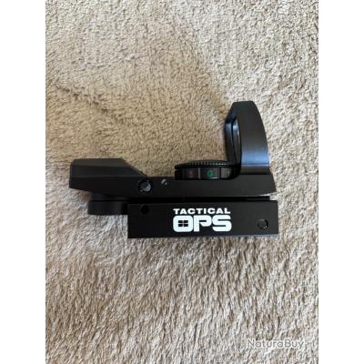 Red dot reflex multi-reticules Tactical OPS noir - Points rouges ...