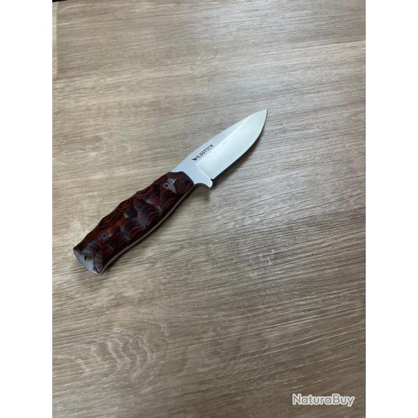 Couteau KASTOR WILDFEER Pakkawood cocobolo toxifié - Couteaux tactiques ...