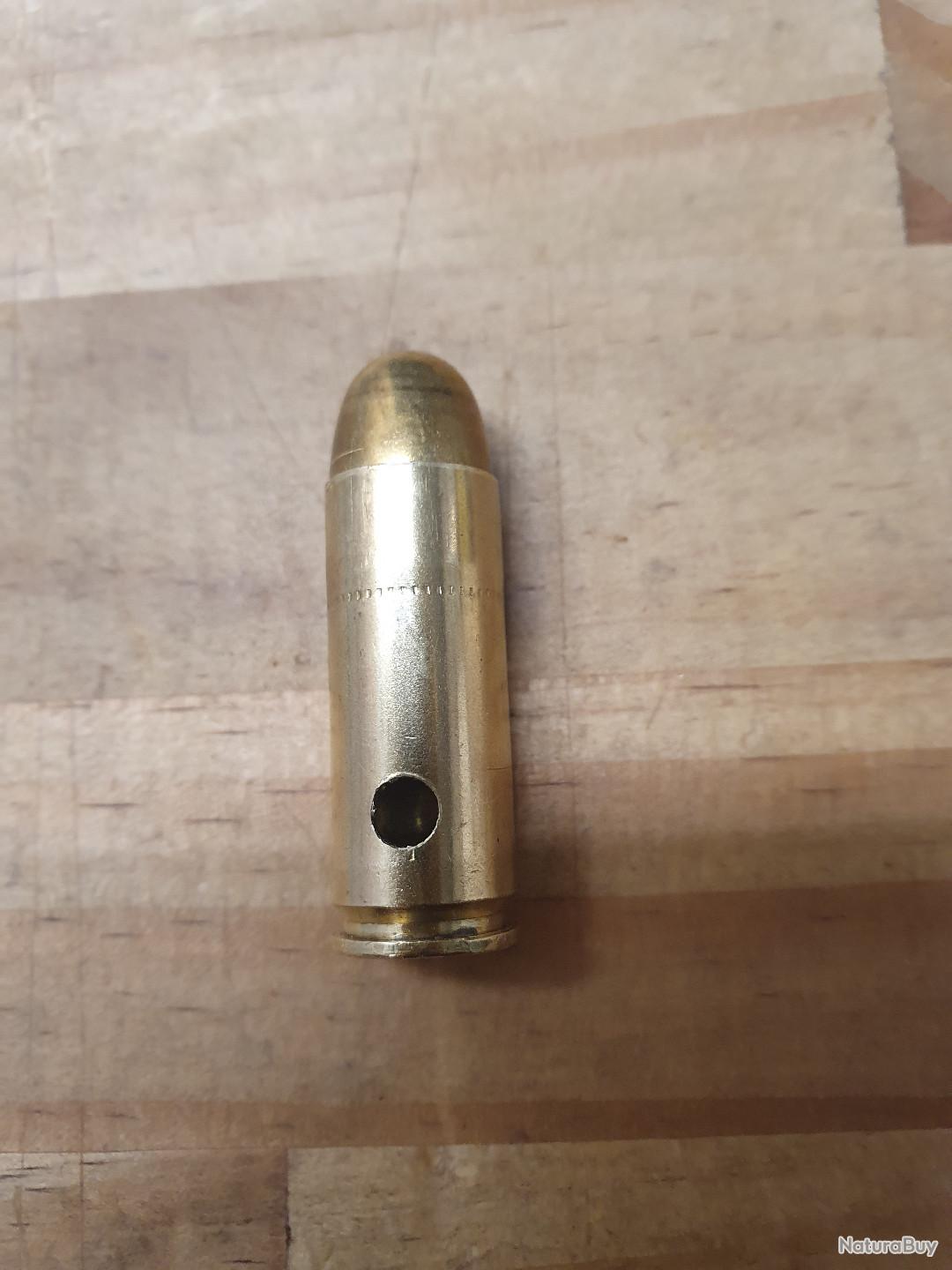 1 cartouche inerte de calibre 45 WINCHESTER MAGNUM à balle blindée ...