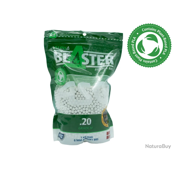 Billes 0.20G Alpha Bio En Sachet De 1Kg - Billes bio 6mm Airsoft (15159137)