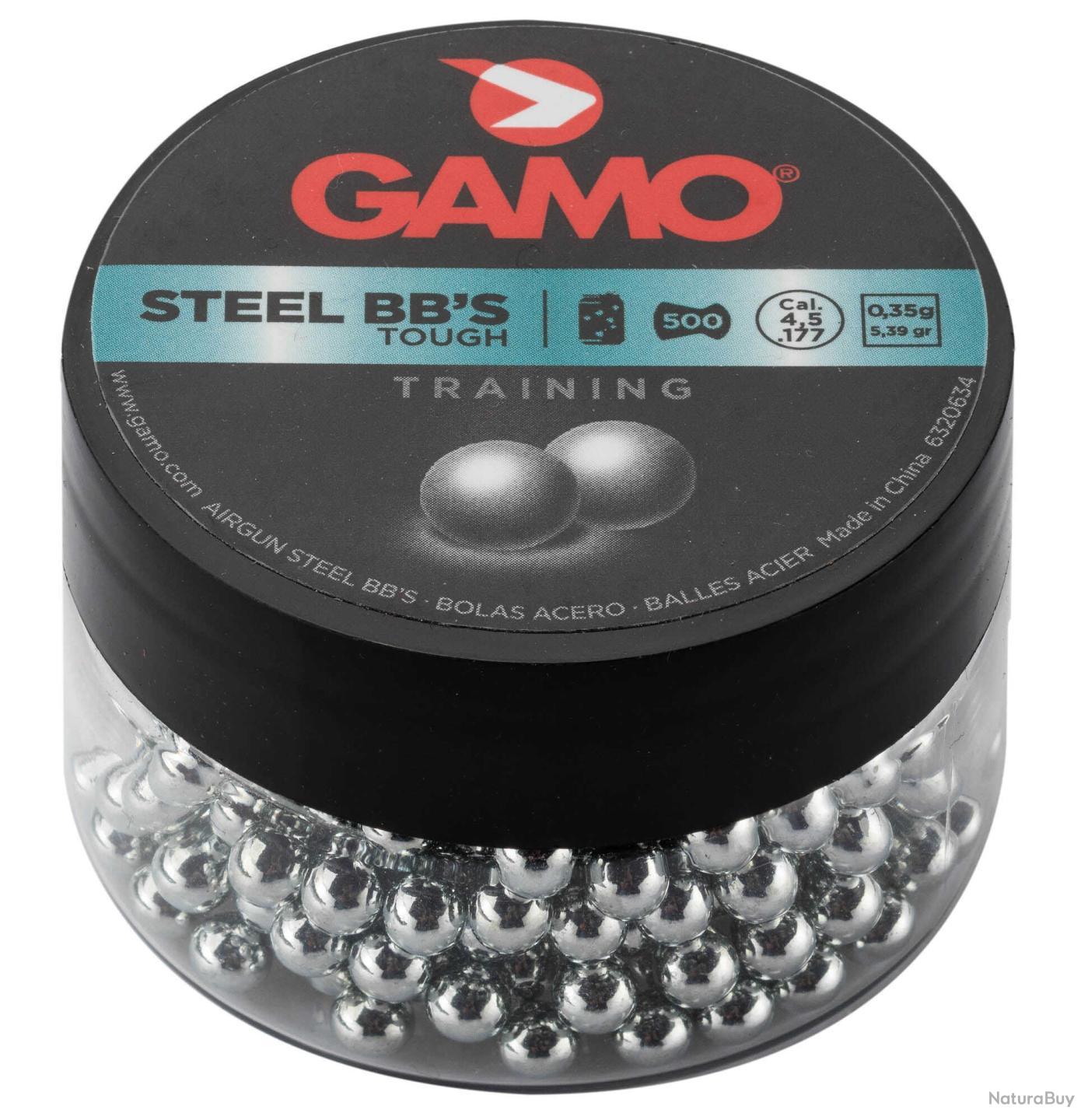 Boite de 500 billes acier BB's cal. 4.5 mm - Plombs pour air comprimé ...