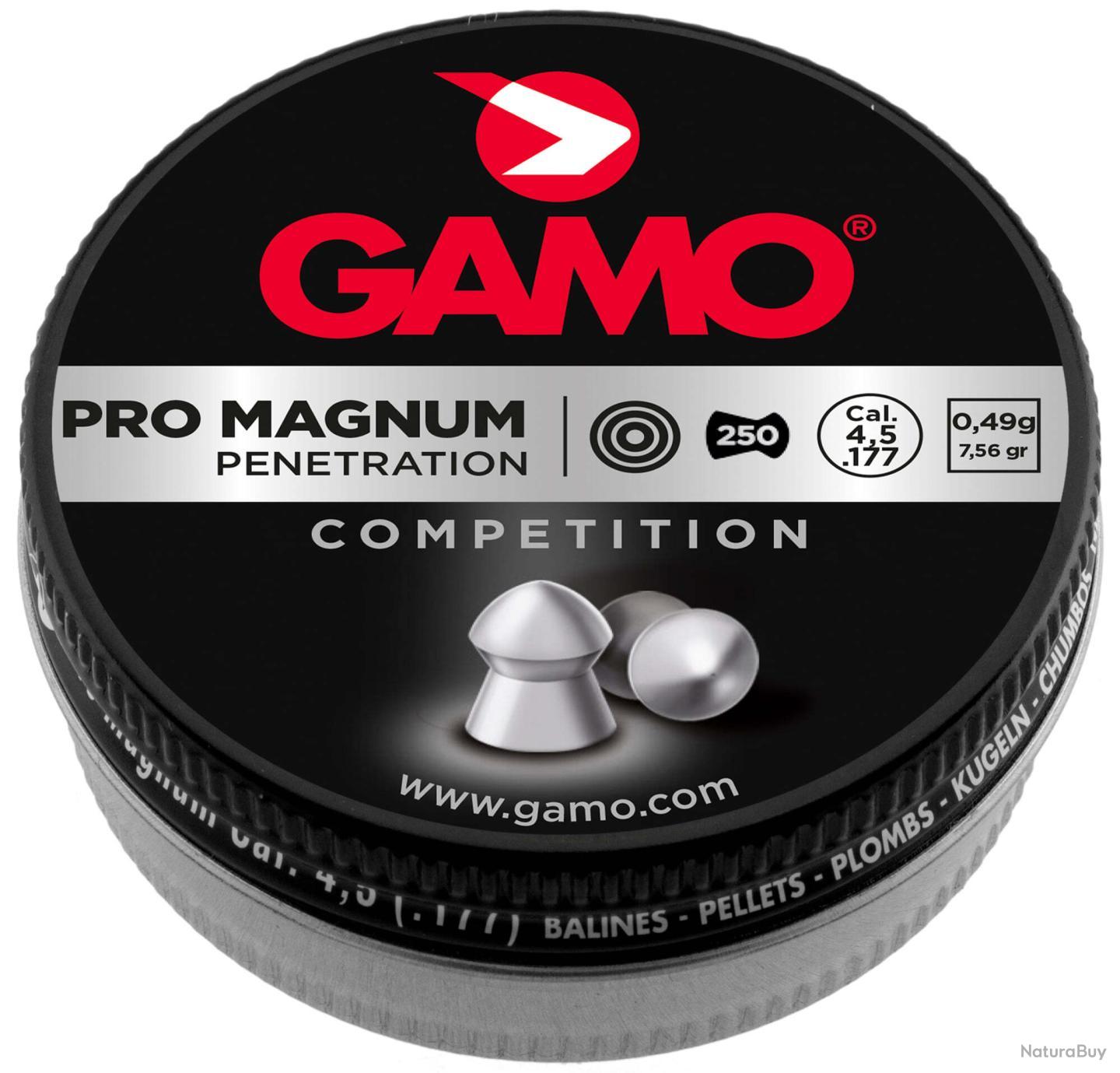 Plombs Pro Magnum tête pointue cal. 4,5 mm - Plombs pour air comprimé ...