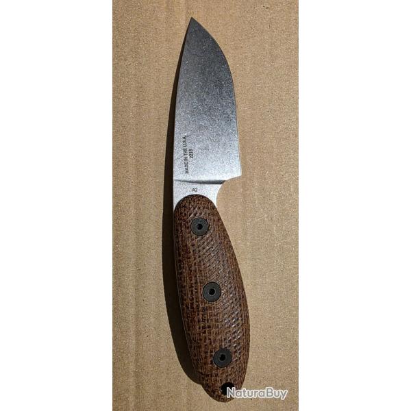 Couteau ESEE Knives ESEE SENCILLO, lame A2, manche Micarta en toile de ...