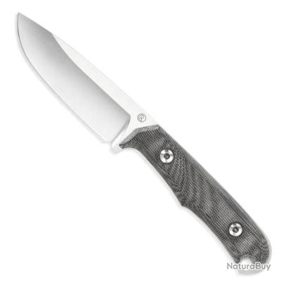 Backpacker Drop Point Micarta Black - Chris Reeve - Couteaux droits et ...